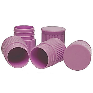 Plastic Test Tubes with Lavender Caps, 16X125mm, Polystyrene, Karter Scientific (Pack of 100)