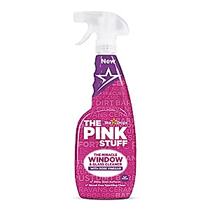 Stardrops - The Pink Stuff - The Miracle Cleaning Paste, Multi-Purpose Spray, Bathroom Foam Spray, Window & Glass Cleaner, and Cream Cleaner Bundle