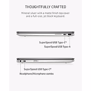 HP Chromebook x360 14a 2-in-1 Laptop, Intel Pentium Silver N5030, 4 GB RAM, 64 GB eMMC, 14” HD Micro-Edge Touchscreen, Chrome OS, 720p Webcam, Dual Speakers, Long Battery Life (14a-ca0023nr, 2021)