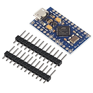 DWEII Pro Micro Atmega32U4 5V 16MHz Module Board Micro USB Pro Micro Development Board Microcontroller Pack of 5