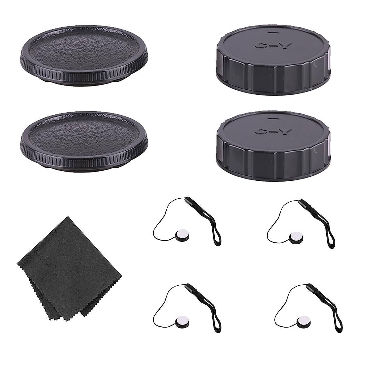 2 Pack NEWKS Rear Lens Cap for Contax/Yashica (also known as c/y Mount) lenses,fits Contax RTS,II,III,139,137,159,167,ST,Aria,AX,RX,Yashica FX-1,FX-2,FX-3,FX-3 Super,FX-3 Super 2000,FX-7 Super