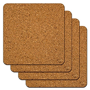 My Little Pony Fluttershy Face Low Profile Novelty Cork Coaster Set