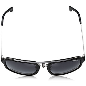 Carrera Sunglasses (Safilo Group) Men's CA1004/S Pilot Sunglasses, Matte Black Ruthenium/Dark Gray Gradient, 57 mm