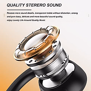 Loluka Bone Conduction Headphones Open Ear Headphones with Mic Waterproof IPX5 Bluetooth 5.1 Headset Wireless Lightweight Design Earbuds Running Jogging Driving Cycling（Black）