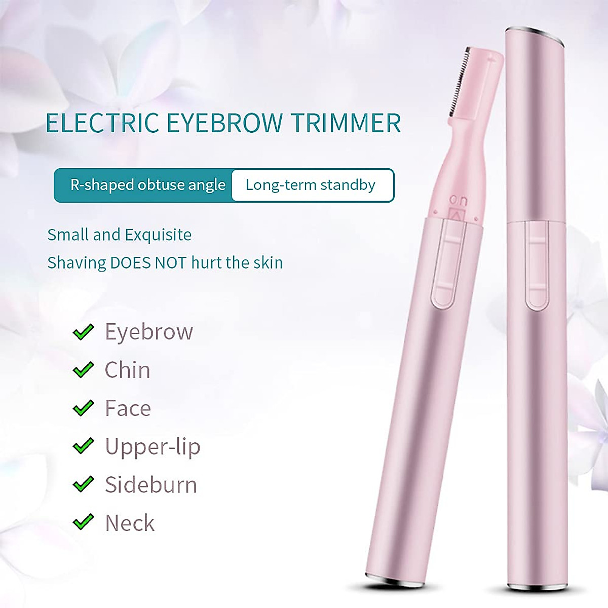 MEIYIXIN Electric Eyebrow Trimmer for Women Facial Eyebrow Razor Wholebody Chin Lips Neck Bikini-line Armpit Eyebrow Epilator