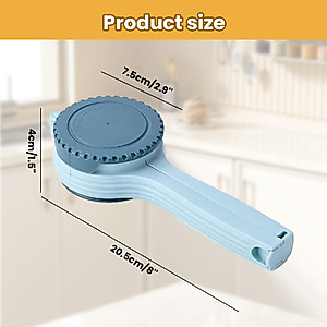 Seal and Pour Bag Clip with Pour Spout & Lid 2025 New Food Bag Clips with Pour Spout, Wide Mouth Food Storage Sealing Clips, Snack Clips that Pour, Bag Pouring Clip with Pour Spout (Style1)