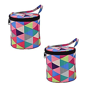 BETOOKY Colorful Yarn 2pcs Thread Pouches Balls D Other Cloth Tool Sewing Crochet and Bucket Small Yarn Organizing Accessories Hooks Pouch Home Large for Organizer Storage Wool Wool Storage Pouch