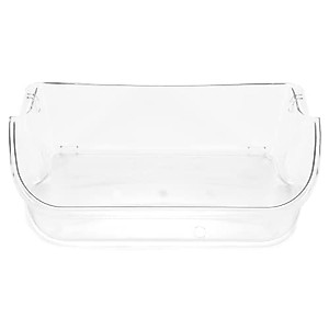 HECASA Refrigerator Door Shelf Replace for 240356402 AP2549958 Compatible with Refrigerators Refrigerator Door Bin Replacement Lightweight Clear