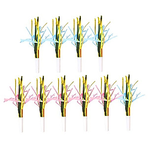 Didiseaon 20pcs Blowing Dragon Nativity Toys for Kids Toys Adults for Women Poppets for Kids Fringed Noise Makers Birthday Noisemaker Christmas Stocking Stuffer Party Noisemaker Party Prop