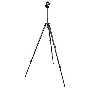 SLIK Pro AL-323BH4 w/SBH-400 Ball Head for Mirrorless/DSLR Sony Nikon Canon Fuji Cameras and More - Black (613-359)