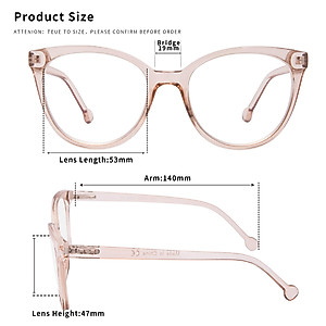 Madison Avenue 2 Pack Blue Light Blocking Glasses Oversized Cat Eye Blue Light Glasses for Women,Spring Hinges Anti Blue Ray Eyesatrain Computer Eyeglasses(Brown/Black)