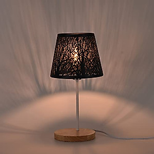 OSALADI Lamparas De Pie para Sala Tree Shadow Lamp Bedside Lamp Decorative Nightstand Lamp Desk Lamp Contemporary Style Small Accent Table Lamp for Living Room Bedroom Galaxy Lamp