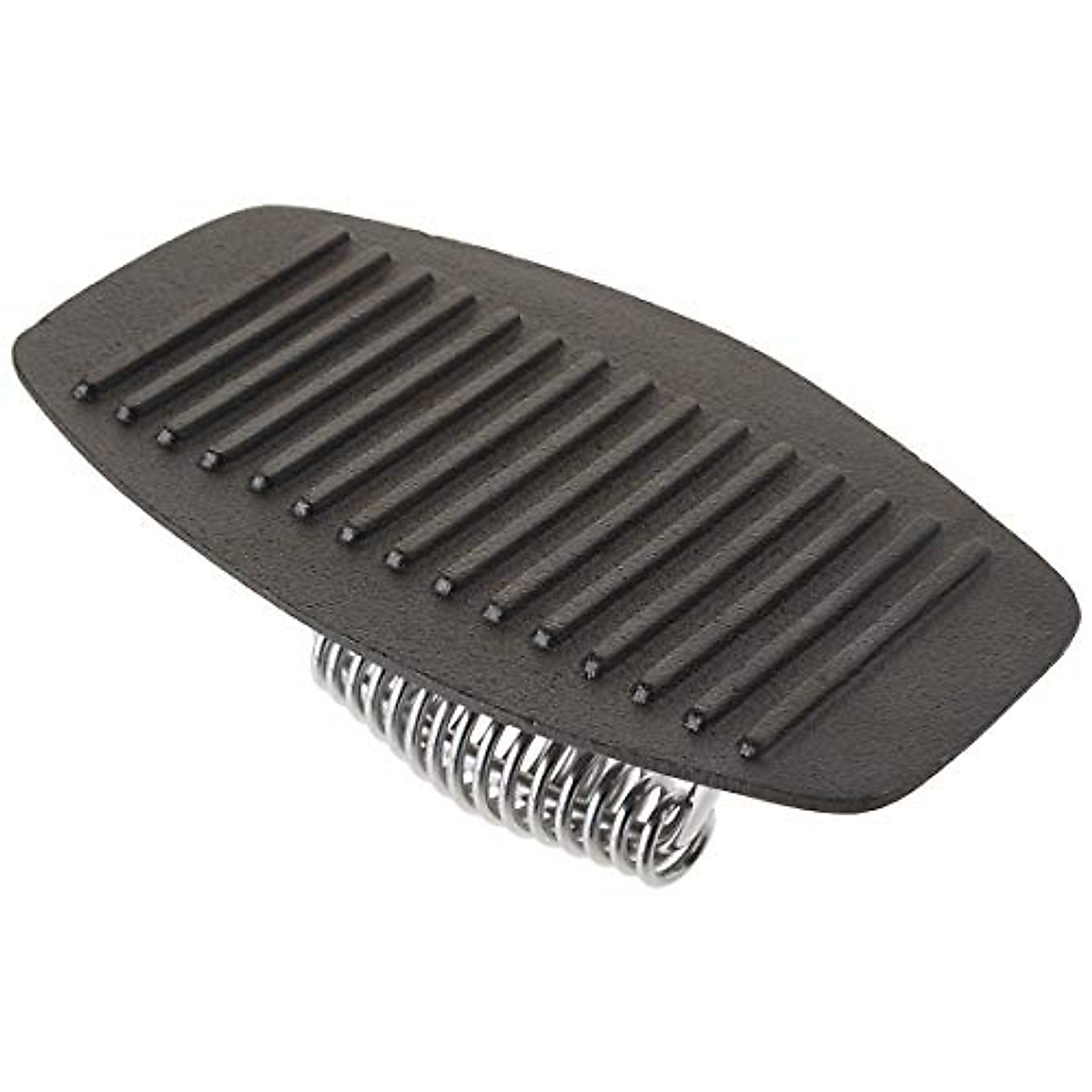 Jim Beam Stainless Steel Cast Iron Meat Press, Pre Seasoned for Delicious Meat, Steak, Beef and Patty, Heavy Duty Construction