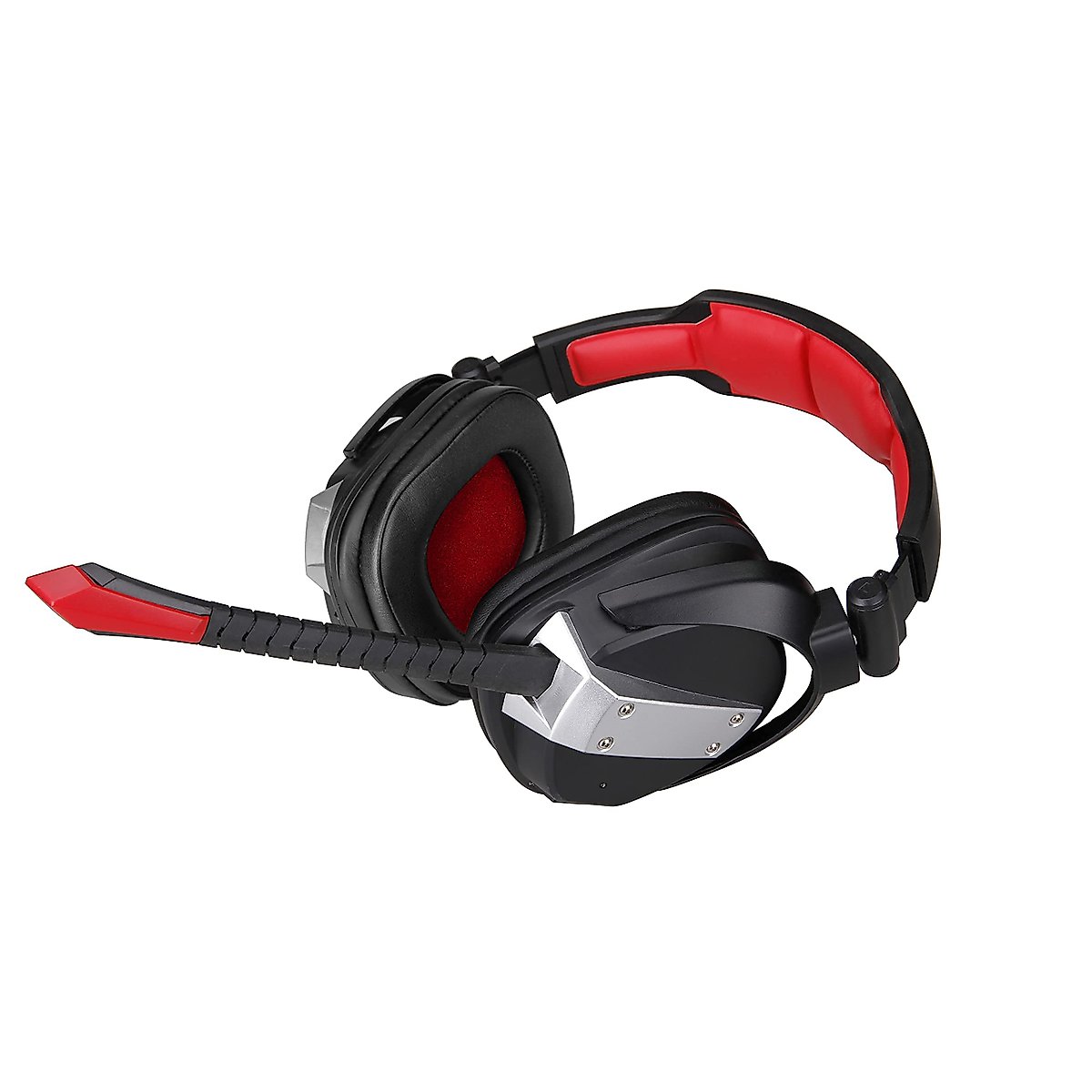 2.4G Wireless Gaming Headset Low Latency Foldable 7.1 Surround for PC Laptop Switch NS PS5 PS4 Not suitable for Xbox One Xbox Series X Games Detachable Noise Cancelling Microphone Memory Foam Earmuffs