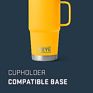 YETI Stainless Steel Rambler Travel Drinking_Cup, Vacuum Insulated with Stronghold Lid, 20 Ounces, Alpine Yellow