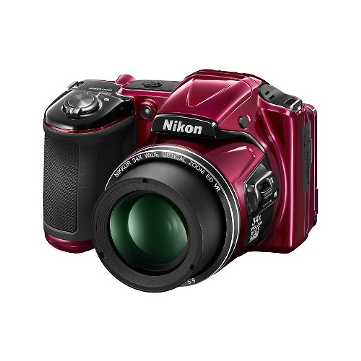 Nikon COOLPIX L830 16 MP CMOS Digital Camera with 34x Zoom NIKKOR Lens and Full 1080p HD Video
