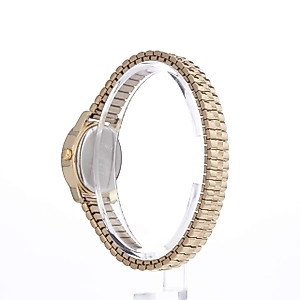 Timex Women's T2M827 Essex Avenue Gold-Tone Stainless Steel Expansion Band Watch