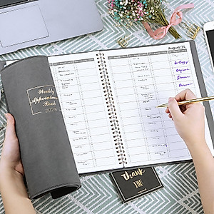 2023 Weekly Appointment Book - Daily Hourly Planner 2023, January 2023- December 2023, 8.4" x 10.6", 15-Minute Interval, Flexible Soft Cover, Twin-Wire Binding, Perfect for Your Life