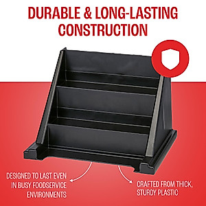 Cambro 9RS9110 Organizer Versa Pack 9 Bin Black Case of 1