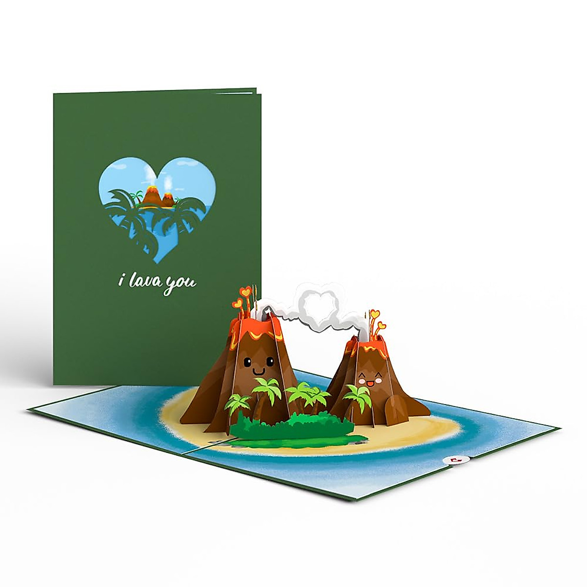 Lovepop “I Lava You” Pop Up Card, 5x7 - 3D Greeting Card, Card for Mom & Dad, Pop Up Anniversary Card for Wife & Husband, Love Card
