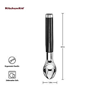 KitchenAid Classic Ice Cream Scoop, One Size, Black 2