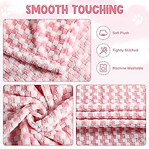 4 Pack Guinea Pigs Blankets 30 x 40 Inch Hamster Fleece Cage Liners Soft Guinea Pig Accessories Small Animal Pet Blanket Sleep Bedding Mats Pet Supplies for Dog Puppy Cat