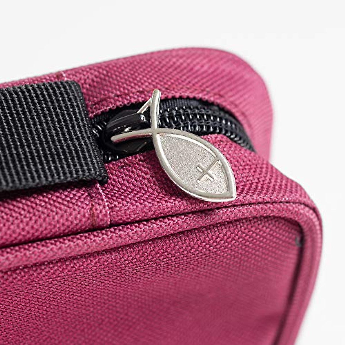 Divinity Boutique Bible Cover Basic Burgundy, ML (21490) | Fits Bibles up to 6" x 9.5" x 2.25"