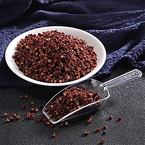 Multi-Purpose Plastic Clear Kitchen Scoops, Ice Scoop for Weddings, Candy Dessert Buffet, Protein Powders, Ice Cream, Coffee, Tea (6.5 Inches, 8 Pieces)