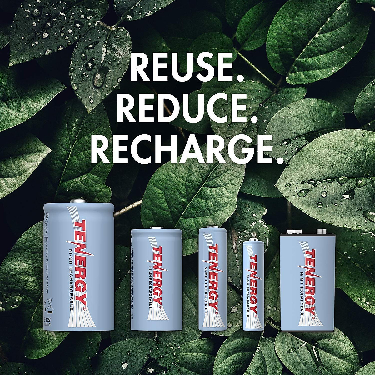 Tenergy 68 Pack Rechargeable Batteries with Charger, 24xAA 24xAAA 8xC 8xD Rechargeable Batteries with Charger, Ideal for Everyday Household Electronics…