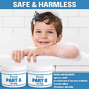 Marble and Granite Repair Kit, Tintable Porcelain Repair Kit, Quartz Countertop Repair Kits for Marble, Quartz, Resin, Acrylic, Granite and More (Color Match)