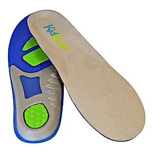Children's Athletic Gel Insoles for Cushion and Comfort for Active Children ((24 CM) Kids Size 2-6)