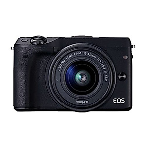 DYOSEN Digital Camera M3 Compact System Camera with 15-45mm is STM Lens/Used Digital Camera Photography (Color : W)