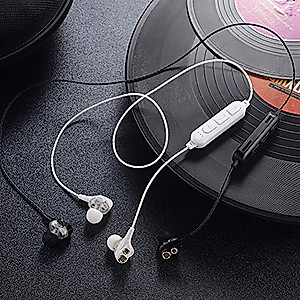 Heave Bluetooth 4.1 Neckband Earphones,in- Ear 6D Stereo Surround Sound HiFi Wireless Earphones,Waterproof Noise Cancellation Sports Headsets with Microphone Black