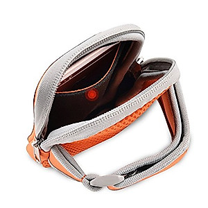 Jlyifan Hking Running Sport Gym Sweatproof Armband case for iPhone 11 / iPhone 11 Pro Max/Google Pixel 4 / 3a / Motorola One Zoom/Moto G8 Plus / G8 Play/Xiaomi Mi Note 10 / Redmi Note 8T (Orange)