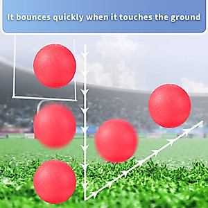 Civaner 2 Pack of 5 Inch PVC Made Dodgeball Balls, Red Blue, Suitable for Kids Outdoor Play, Exercise, Yoga