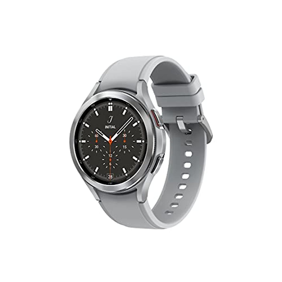SAMSUNG Galaxy Watch 4 Classic 46mm Smartwatch with ECG Monitor Tracker for Health, Fitness, Running, Sleep Cycles, GPS Fall Detection, Bluetooth, US Version, Silver