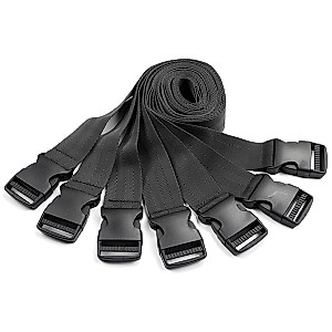 AICEL Car Battery Tie Down Strap, 39 Inch Battery Strap with Buckle, Battery Box Safety Secure Lashing Strap, Quick Release Nylon Woven Tape for Cargo, Luggage, Boats, Motorcycles, Truck, SUV