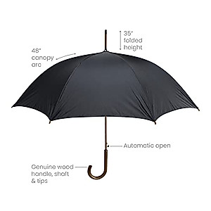 Haas-Jordan Vintage 48 in Umbrella, Black