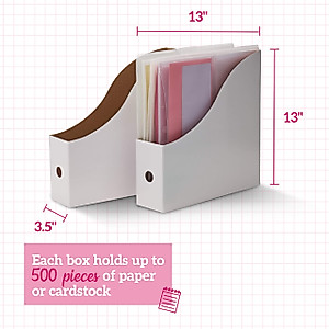 Totally-Tiffany SCRAPRACK STORAG Box 13.25X13, White