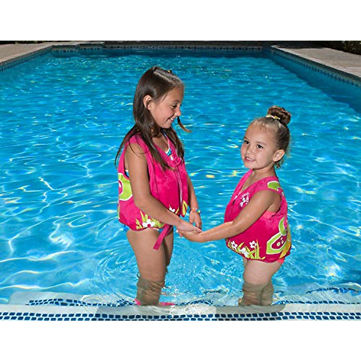 Poolmaster 50554 Learn-to-Swim Butterfly Swim Vest - 1-3 Years Old Pink, Small