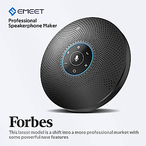 2 Bluetooth Speakerphone - M2 Max Professional Conference Speaker and for Around 20 People Business Conference Calls High Volume Noise Reduction Daisy Chain Dongle Home Office Skype