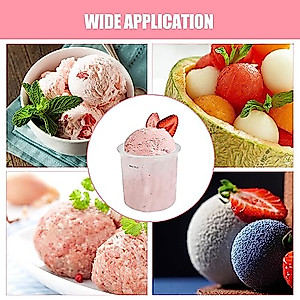 Ice Cream Pint Container, Ice Cream Pints Cup with Lids Replacements for Ninja Creami Pints, Ice Cream Pints Kitchen Accessories for NC301 NC300 NC299AM Series Ice Cream Maker (Multicolor)