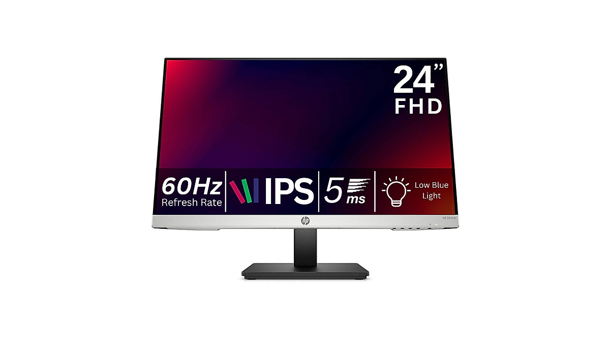 HP 24mh FHD Monitor - 23.8" 1080p IPS Display