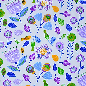 iNee Floral Fat Quarters Quilting Fabric Bundles for Quilting Sewing Crafting, 18 x 22 inches, (Floral)