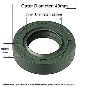 Axle Seal Fit for General Transmission RS800 - Transaxle Seals Compatible with Poulan Ariens Craftsman Hus qvarna YTA22V46 YTA24V48 Lawn Tractor, Replace GT41857 590100301 587086401, 2 Pcs