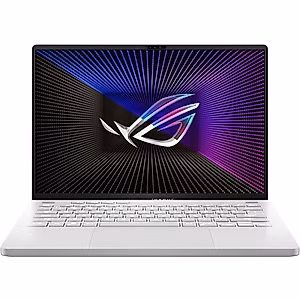 ME2 MichaelElectronics2 ASUS Zephyrus G14 Moonlight White Gaming Laptop 14.0" 165 Hz WQXGA (AMD Ryzen 9 7940HS 8-Core, GeForce RTX 4060 8GB, 24GB DDR5, 512GB PCIe SSD, RGB KYB, WiFi 6, Win 11 Home)