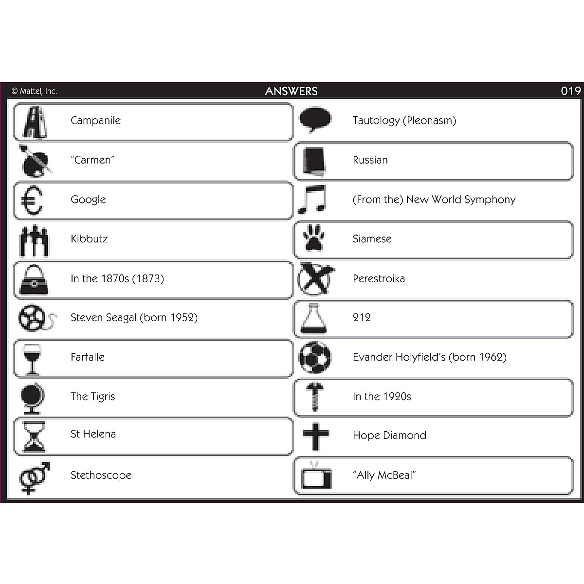 Mattel Games Bezzerwizzer