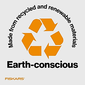 Fiskars 5" Recycled Micro-Tip Fabric Scissors - Sustainable, Sharp, Detail Craft Scissors for Embroidery and Sewing - Craft and Fabric Cutting - Beige