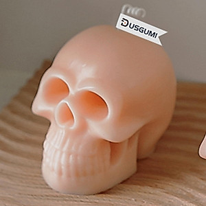 DUSGUMI Pink Skull Shaped Design holiday decor, Handmade unique Gift Candles, Room Decorative For Party.Gothic Home Decor -Goth Room Decor