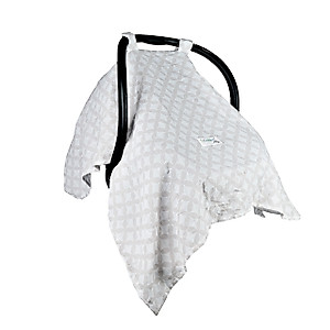 Scuddles baby Car Seat Covers & Canopy | Sun Safety Blocker For infant boys girls Babies | Unisex Designs Easy To Install | Replacement Fit Any Make Car Seats , Machine Washable - SC-CC-01